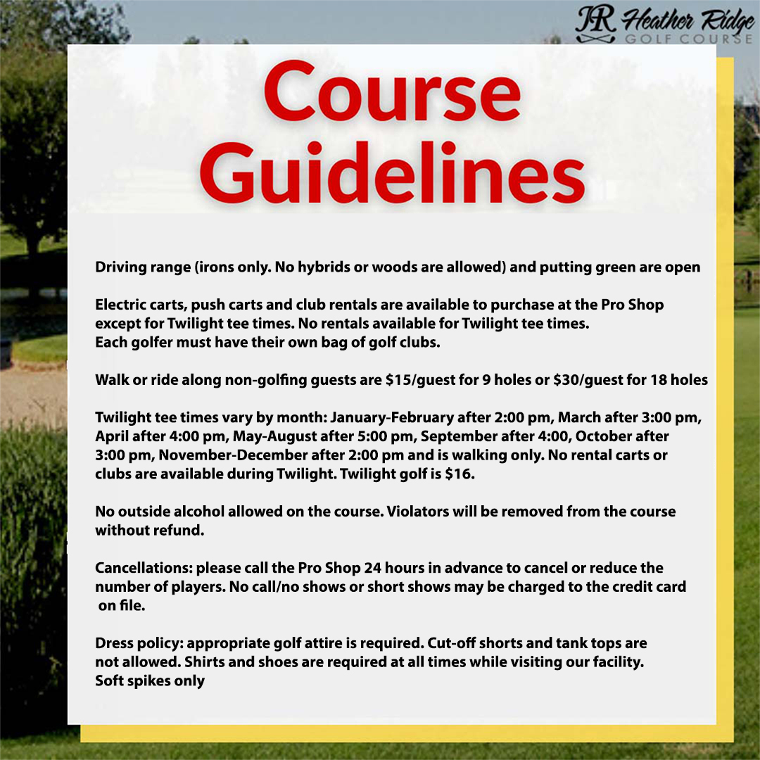 Home - Heather Ridge Golf Course